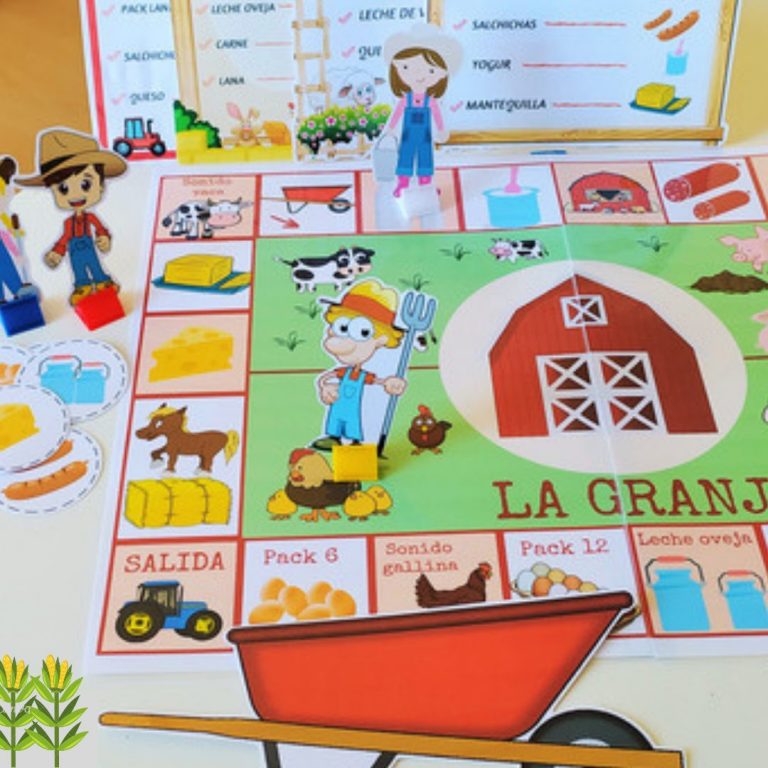 Juego educativo la granja - La Casita Educativa