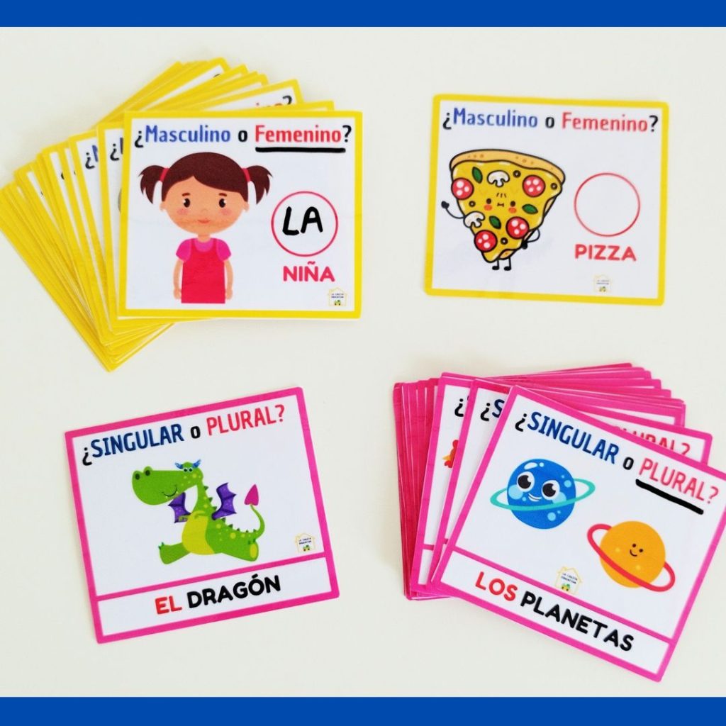 SINGULAR - PLURAL / MASCULINO - FEMENINO