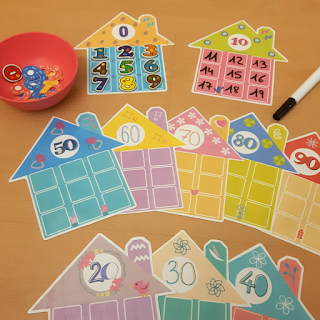 Aprender los números - Casitas numéricas -La Casita Educativa