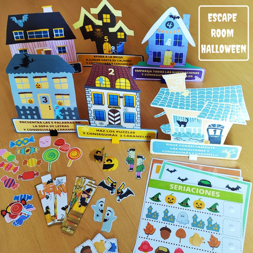 actividad para halloween - ESCAPE ROOM - La Casita Educativa