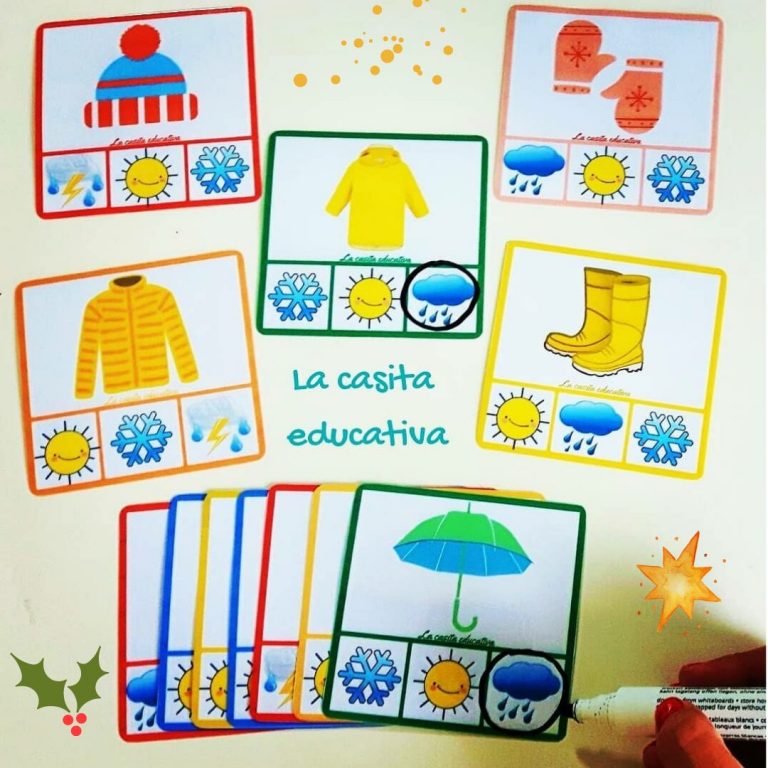 Tiempo atmosférico - ACTIVIDAD DIDÁCTICA - La Casita Educativa