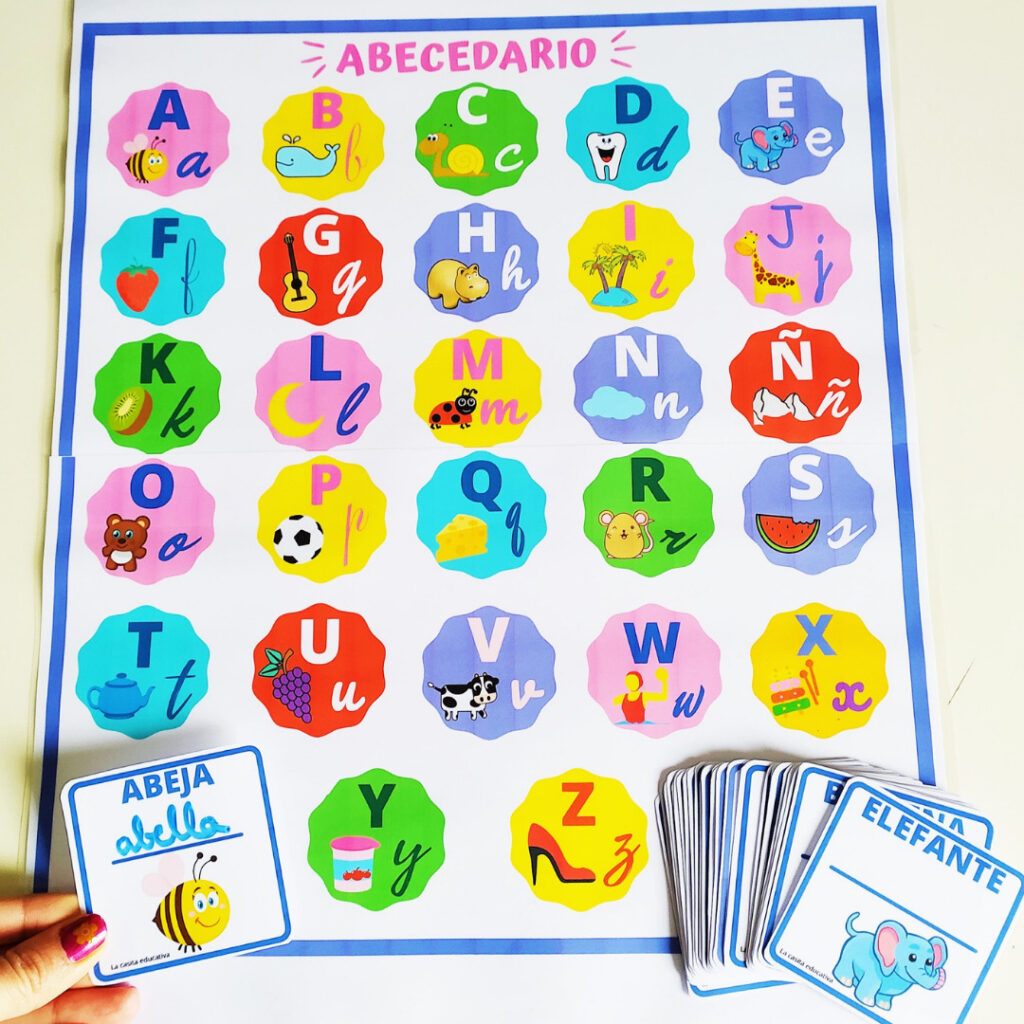 ABECEDARIO con tarjetas - La Casita Educativa