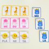 Tarjetas con sílabas - La Casita Educativa