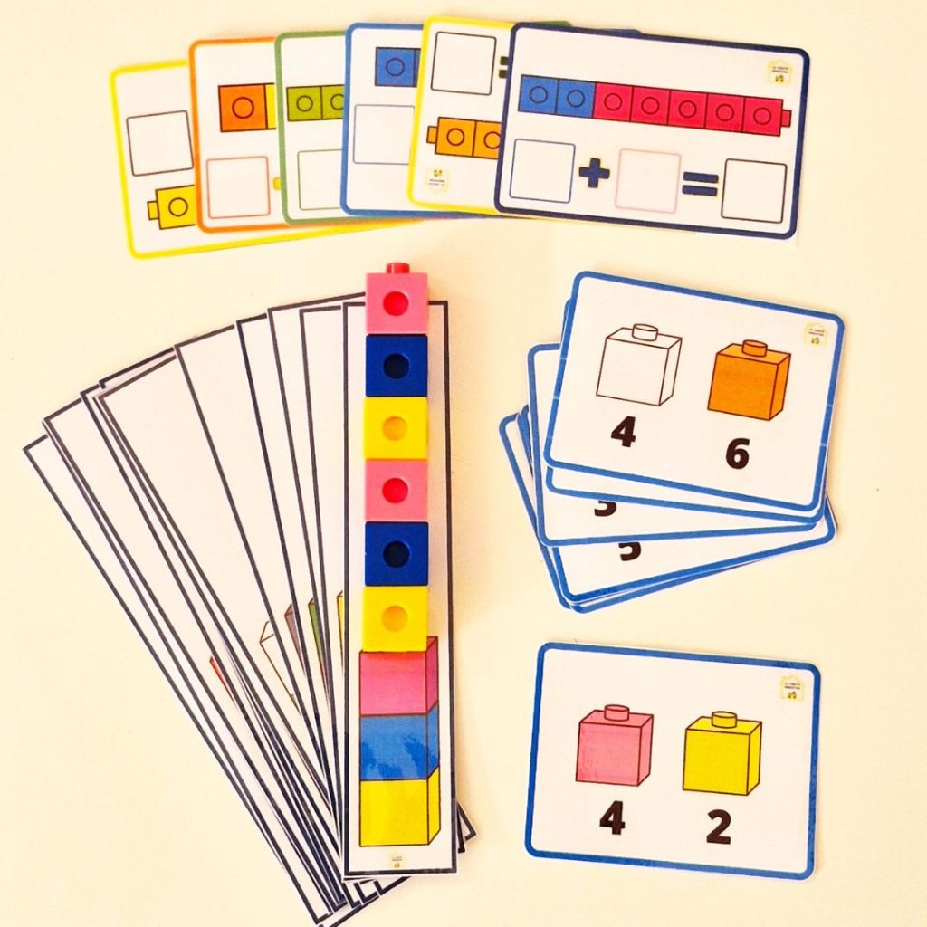 Sumas y series con policubos - La Casita Educativa