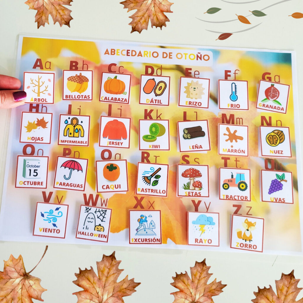 Abecedario de otoño - La Casita Educativa