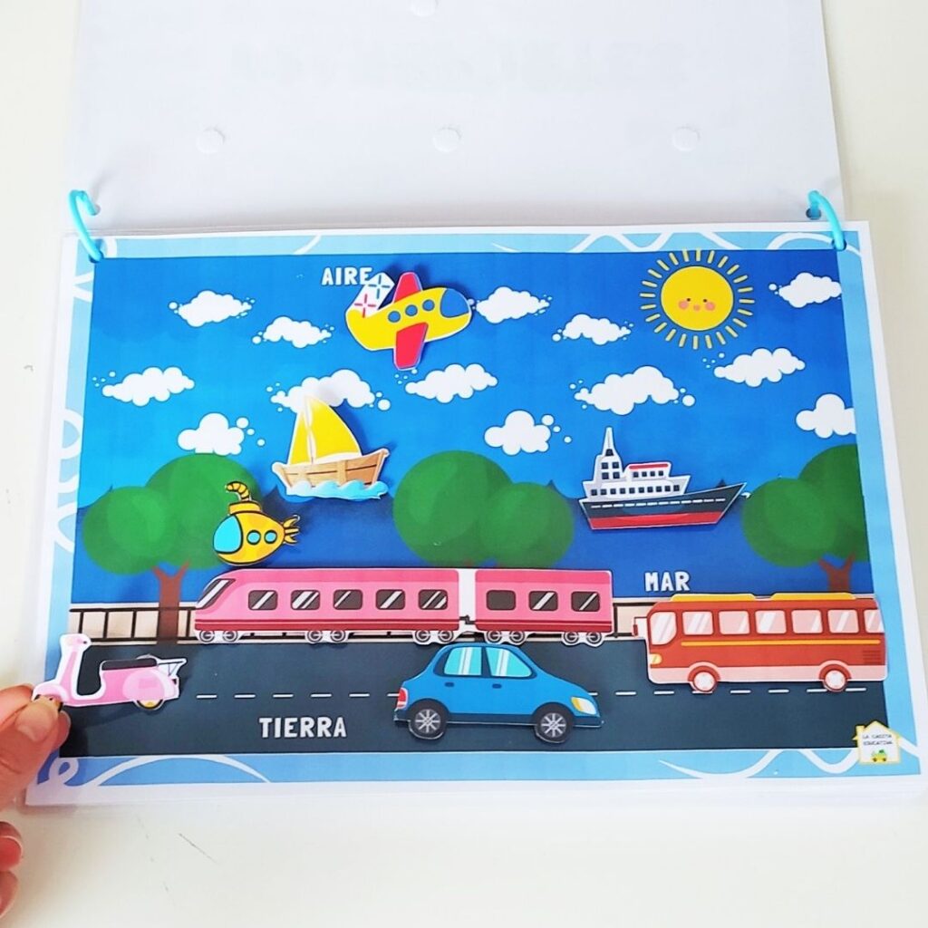 Libro transportes - La Casita Educativa