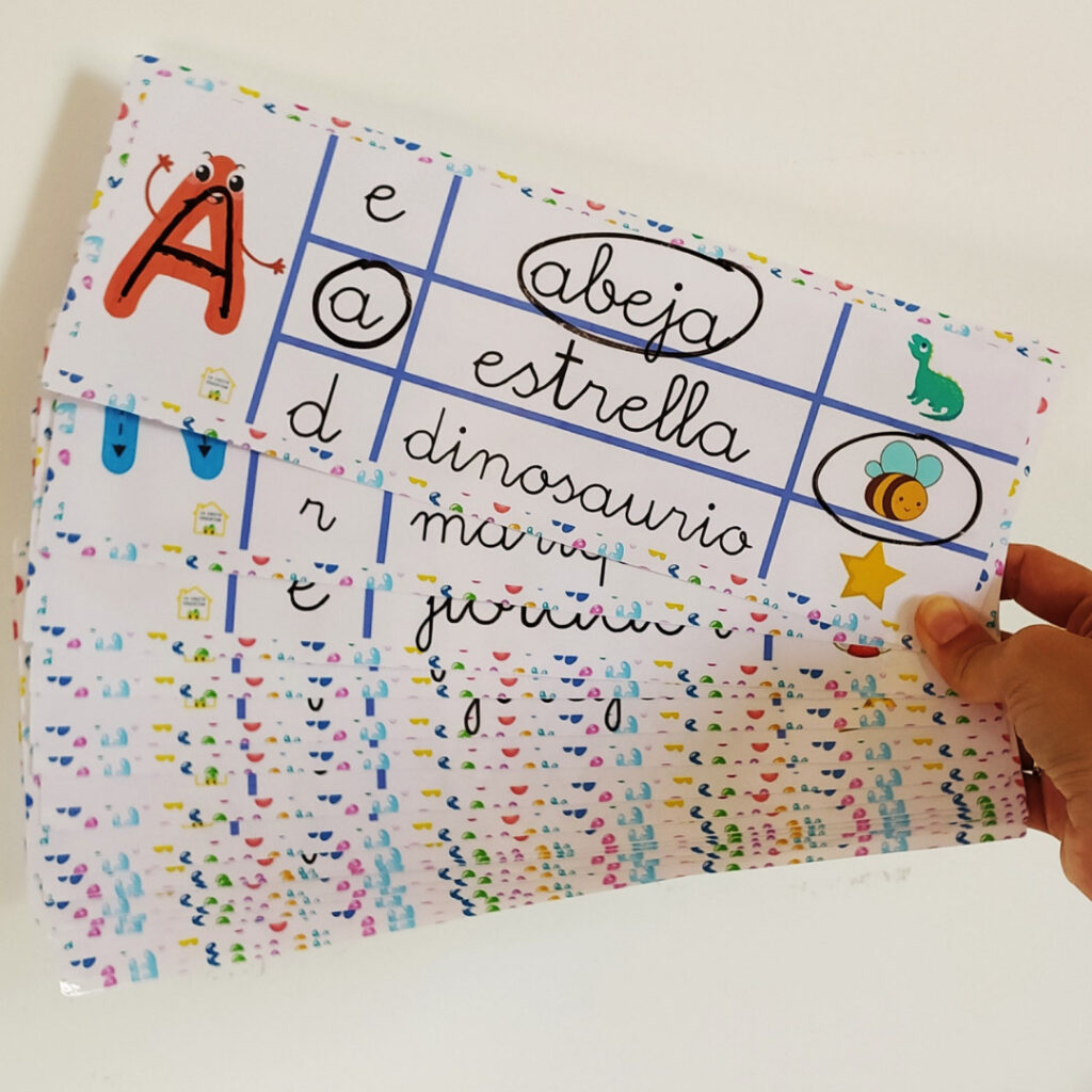 Letra ligada - La Casita Educativa