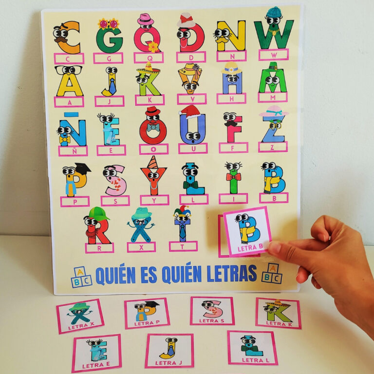 Quién es quién letras - La Casita Educativa