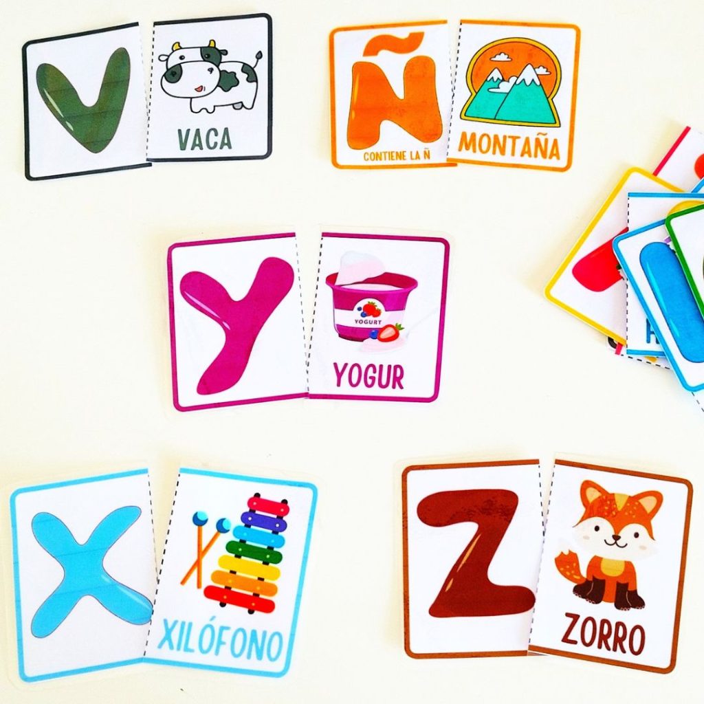 Empareja letras - La Casita Educativa