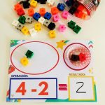 Restas manipulativas para infantil - La Casita Educativa