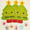 Árboles navideños silábicos - La Casita Educativa