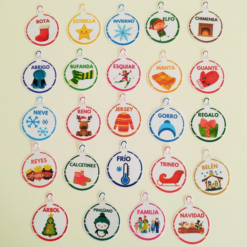 Árboles navideños silábicos - La Casita Educativa