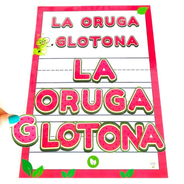 La oruga glotona - La Casita Educativa