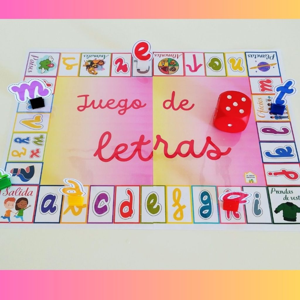 Juego de letras minúsculas - La Casita Educativa