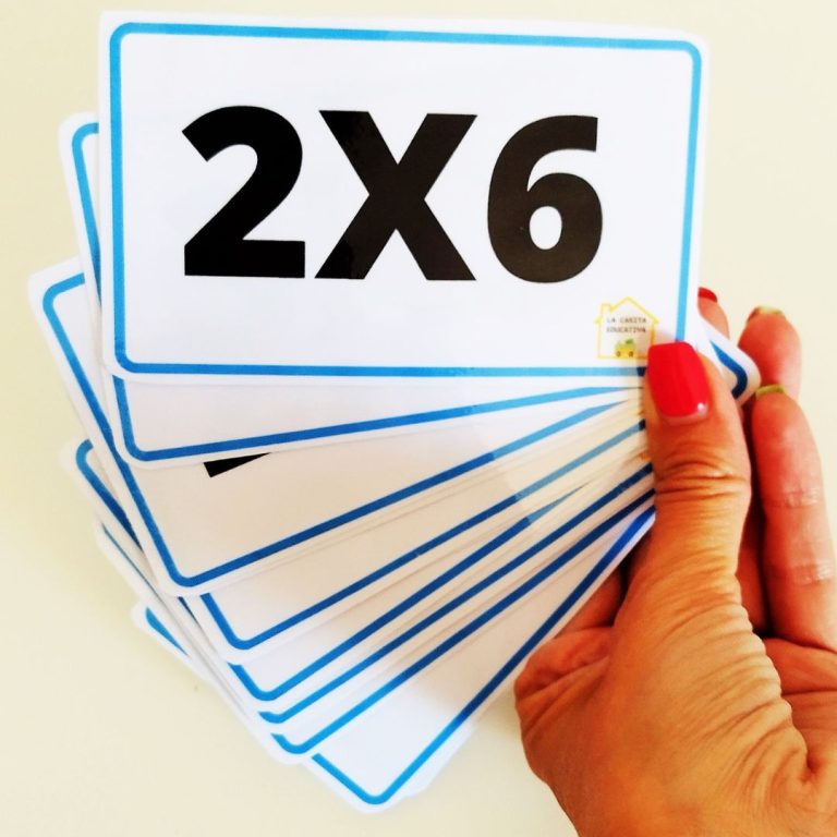 Bingo Tablas de multiplicar - La Casita Educativa