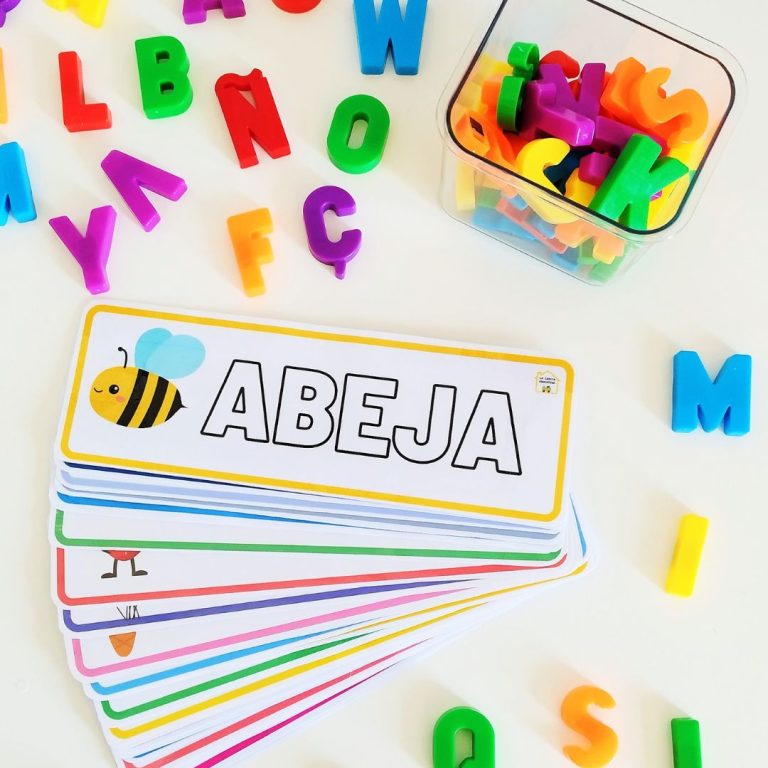 Tarjetas con palabras - La Casita Educativa