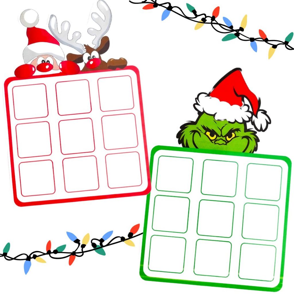 3 en raya navidad - La Casita Educativa