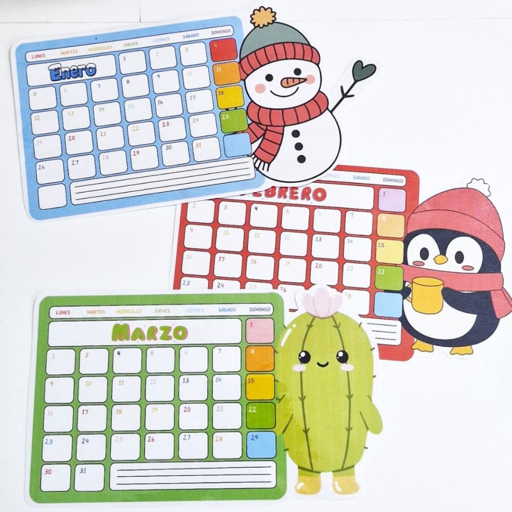 Calendario visual 2026 - La Casita Educativa